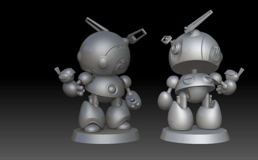 Chip the Robot 3d File for Printing - Etsy