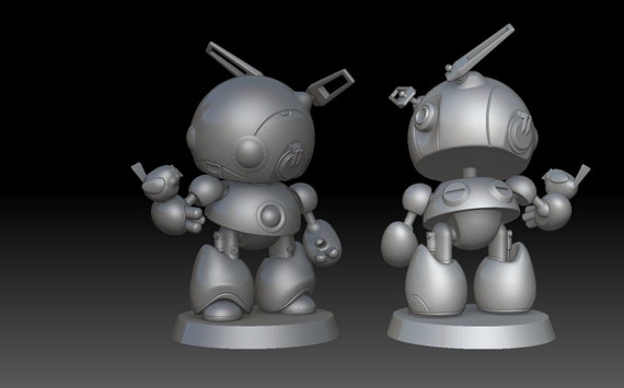 Chip the Robot 3d File for Printing - Etsy