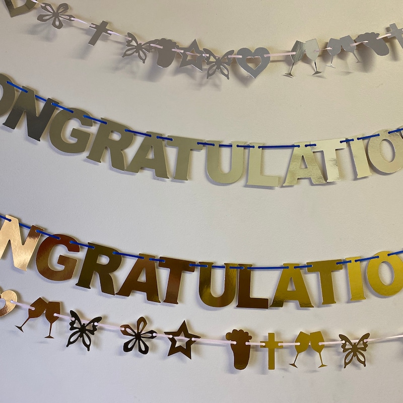 Congratulations Banner - Etsy UK