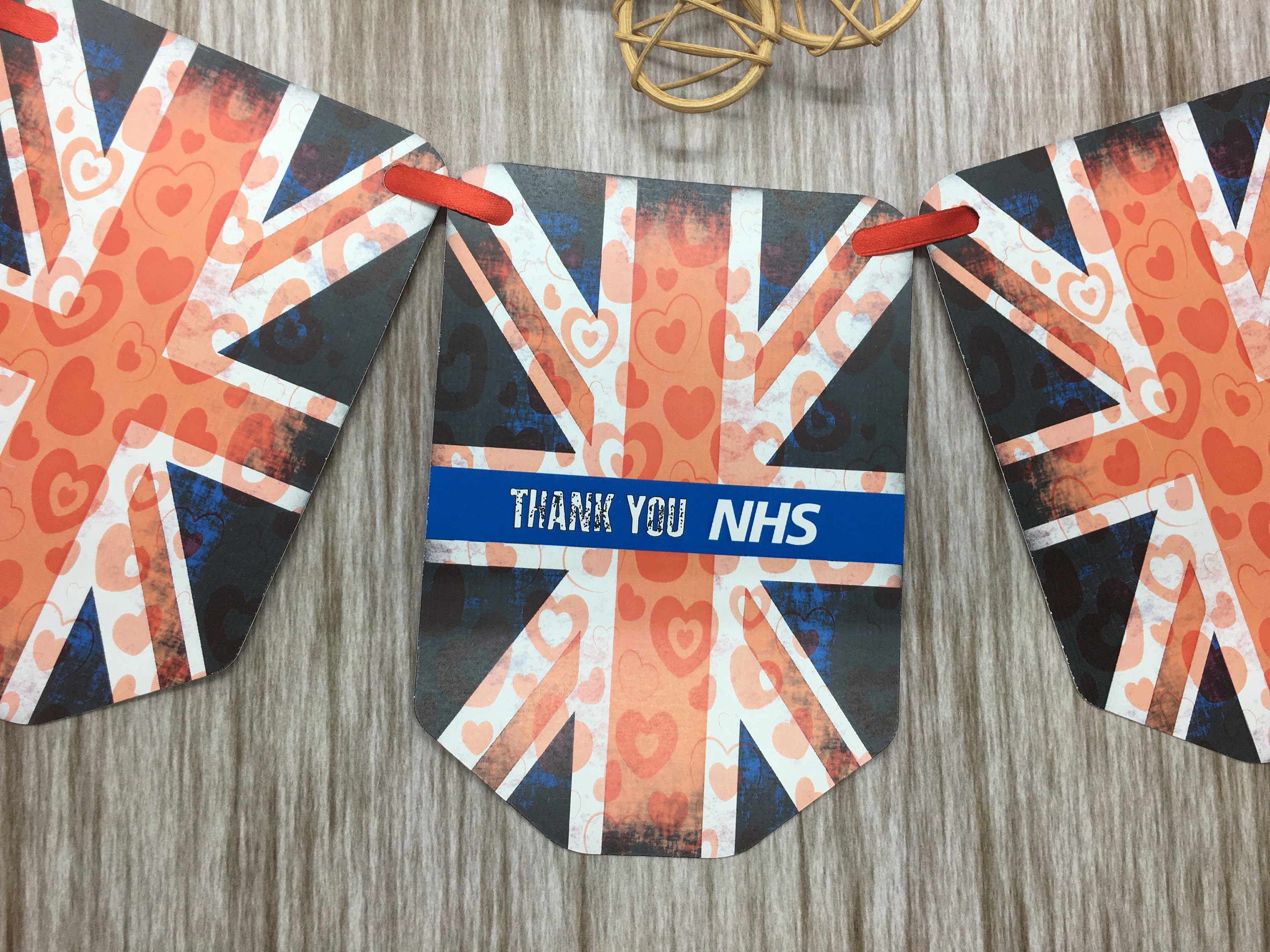 Union Jack Flags Bunting UK Flag Party Decoration Hanging England ...