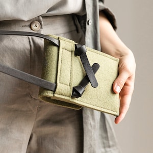 Phone Bag, Phone Crossbody Bag, Phone Shoulder Bag, Merino Wool Bag ...