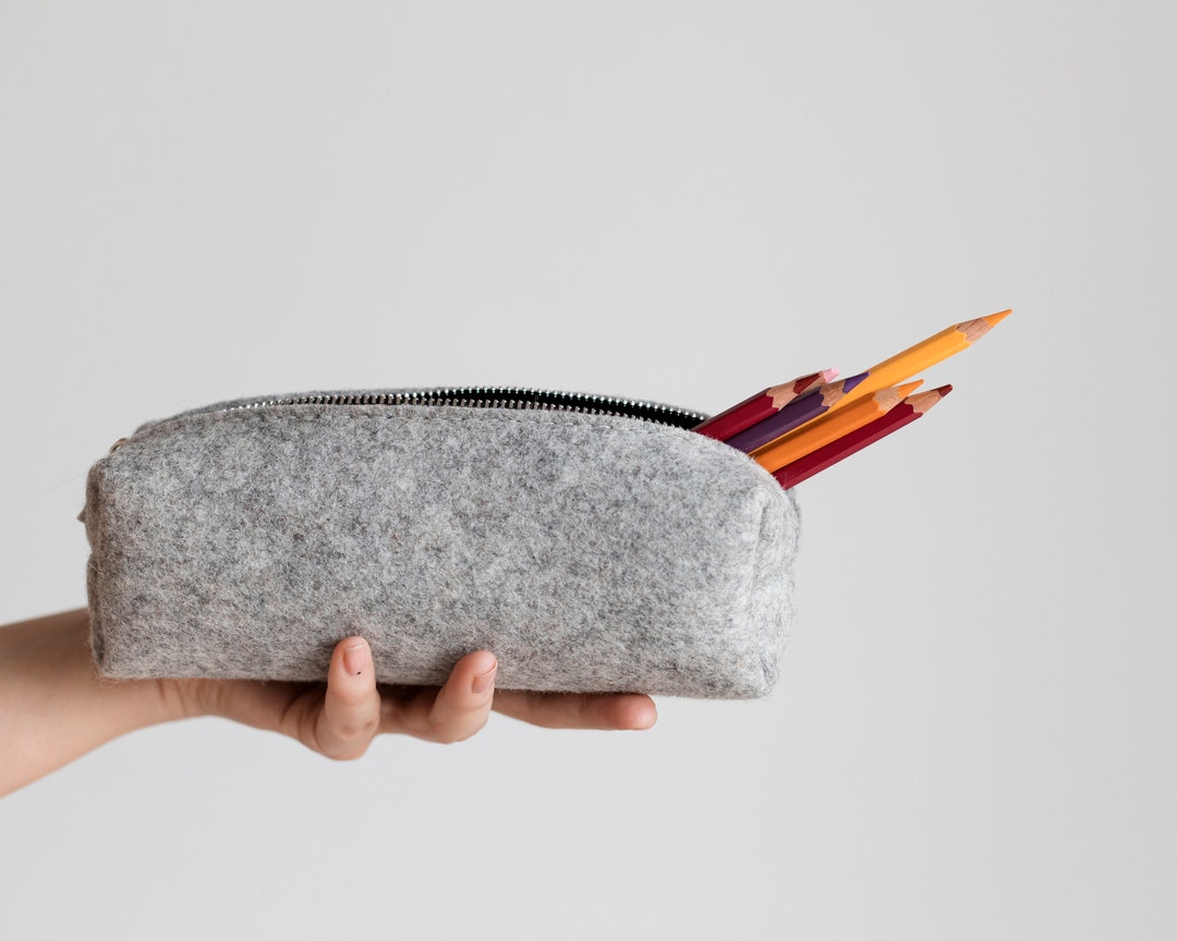 Felt Pencil Case, Pencil Pouch,pencil Wallet,pen Case,brush Holder ...
