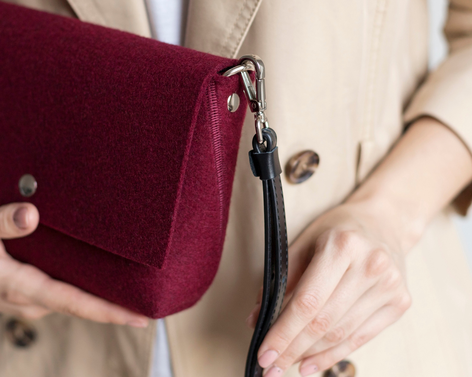 Felt bag / crossbody bag / felt purse / crossbody purse/ | Etsy