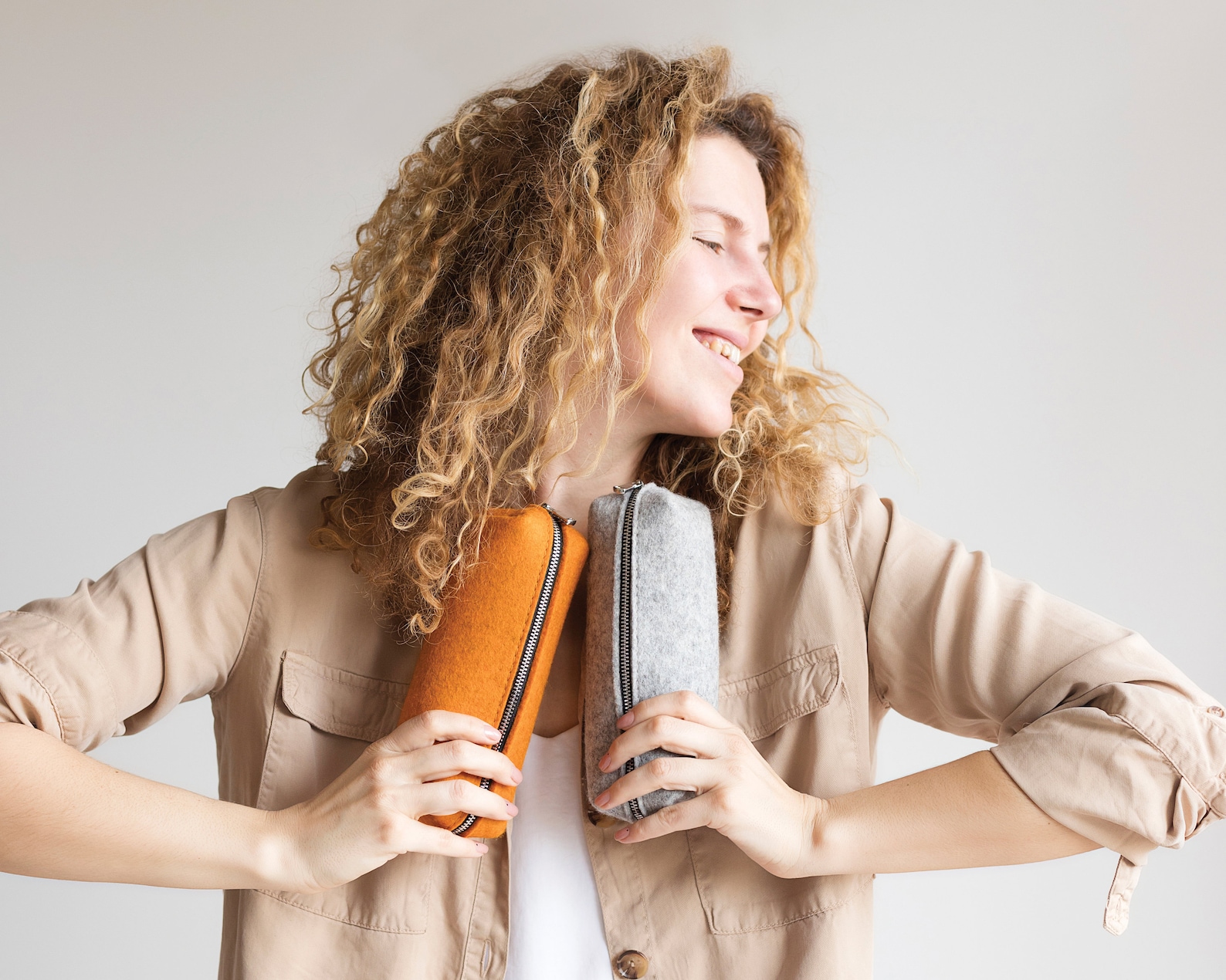 Felt Pencil Case Pencil Pouchpencil Walletpen Casebrush - Etsy