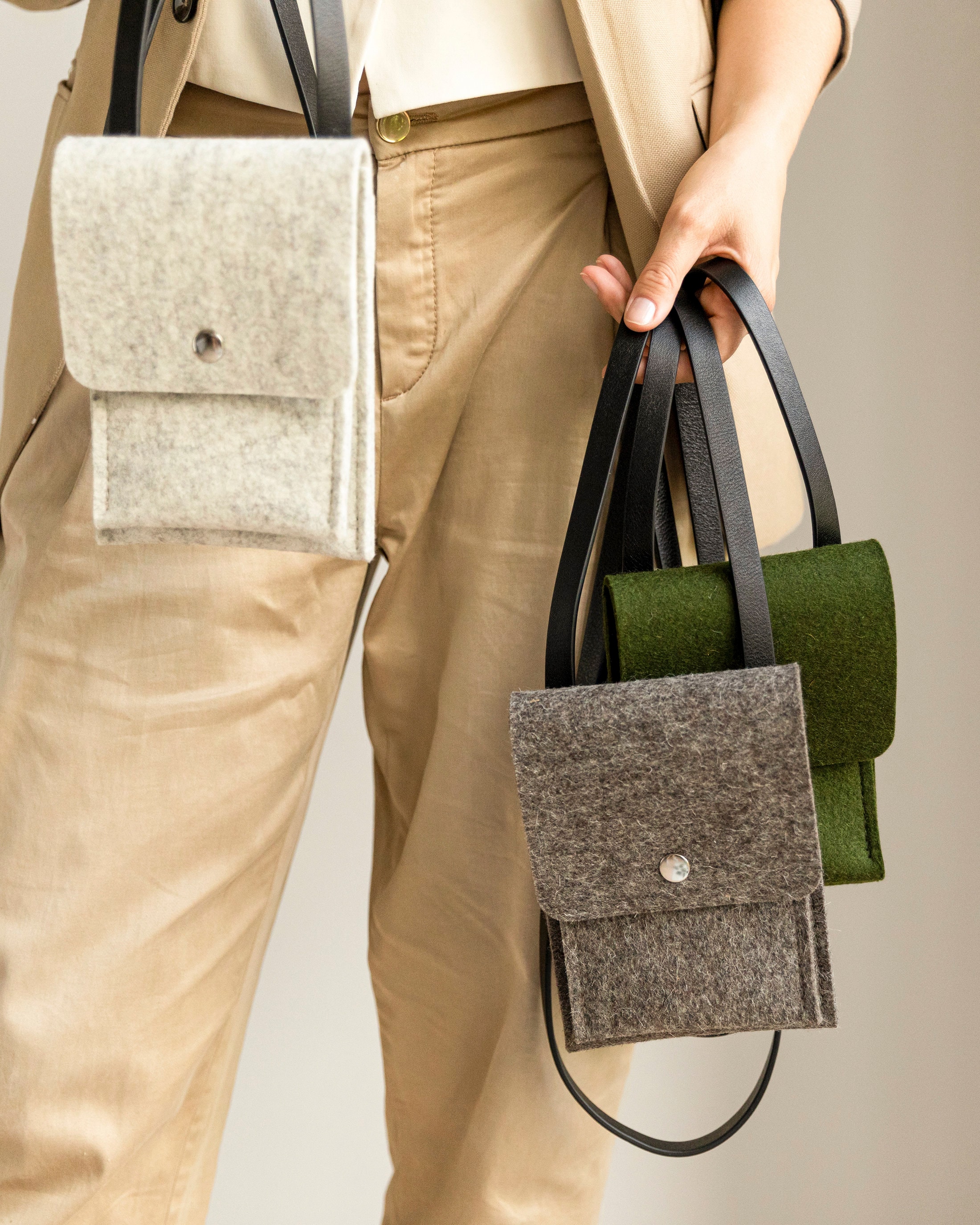 Phone Bag, Phone Crossbody Bag, Phone Shoulder Bag, Merino Wool Bag ...