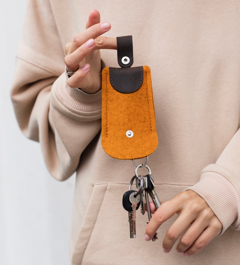 Felt Key Case, 100% Merino Wool Key Case, Wool Key Case, Mother's Day ...