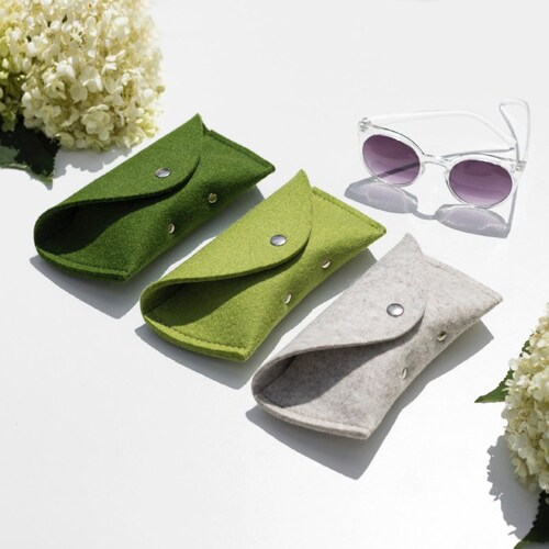 Merino Wool Felt Case Felt Sunglasses Case Eyeglass Case - Etsy