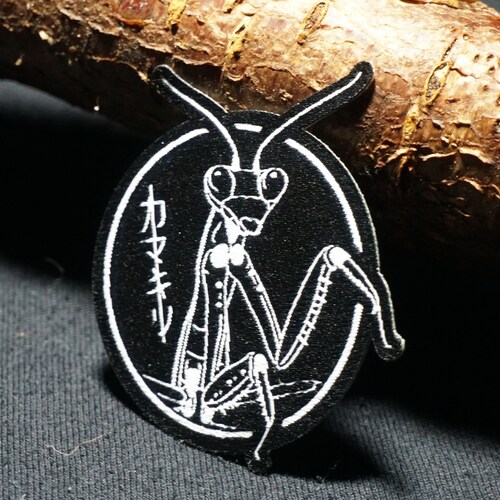 Praying Mantis Patch 2 Inch Diameter Embroidered Patch - Etsy