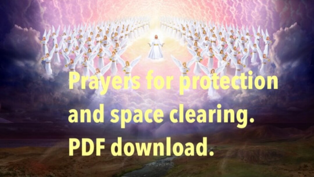 PDF Download. Prayers for Protection and Space Clearing. - Etsy