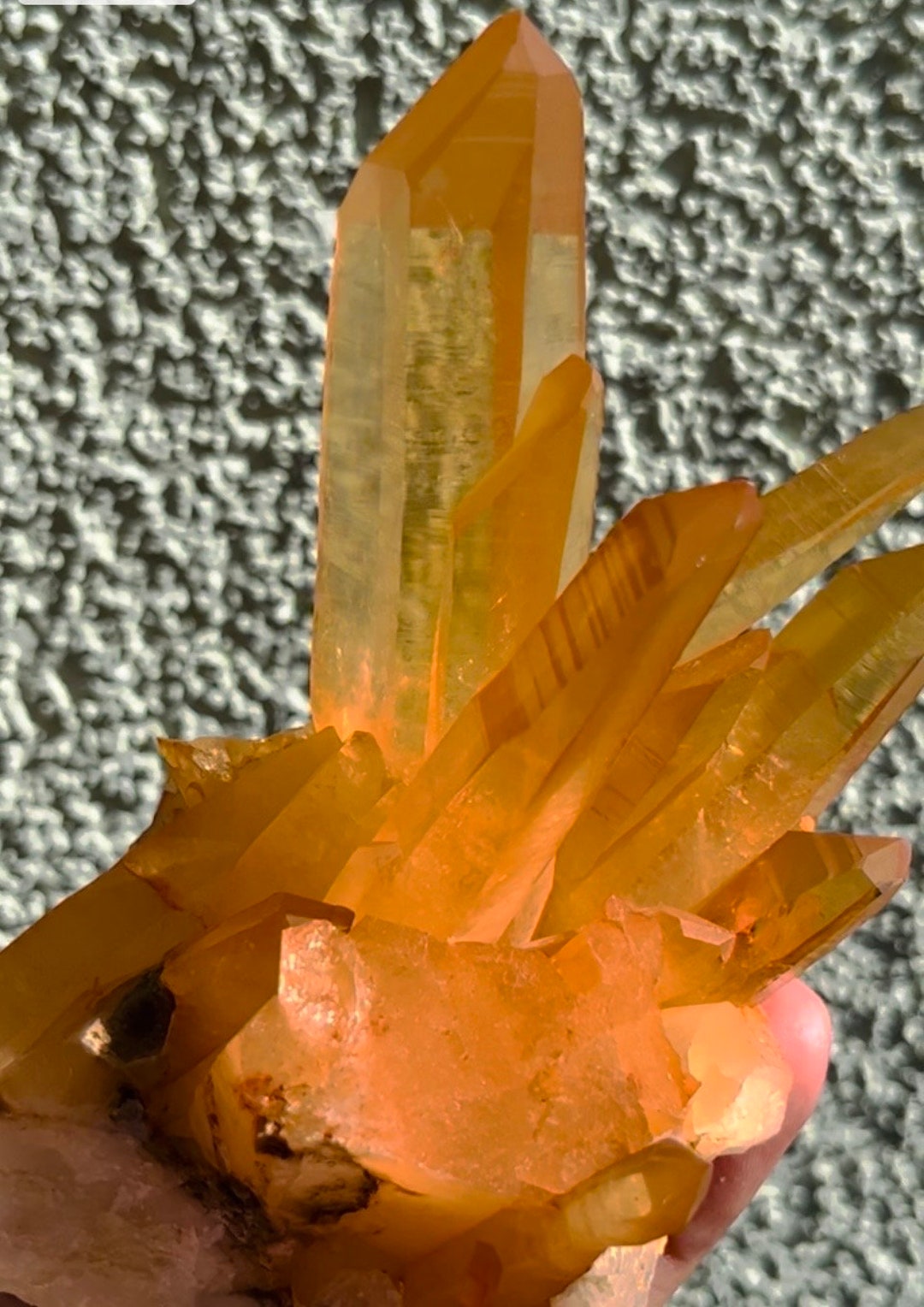 Museum Quality. Tangerine Clusters. Golden Red Healer Iron Crystal ...
