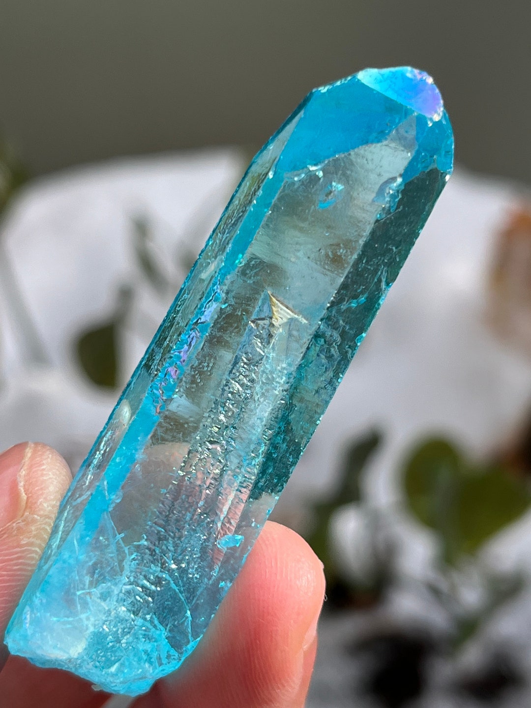 Warrior Crystal, Shiny Blue, Aura Angel, Quartz Point, Fire and Ice ...