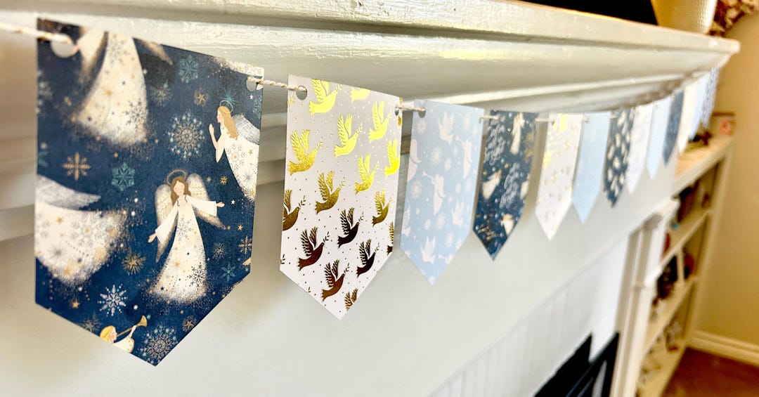 Angels Fireplace Banner: O Holy Night Patterns, Assorted Set of 13 - Etsy