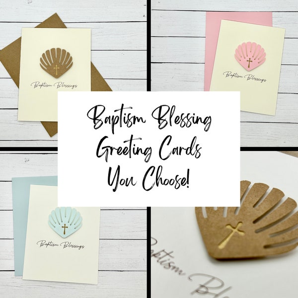 Adult Baptism Card - Etsy