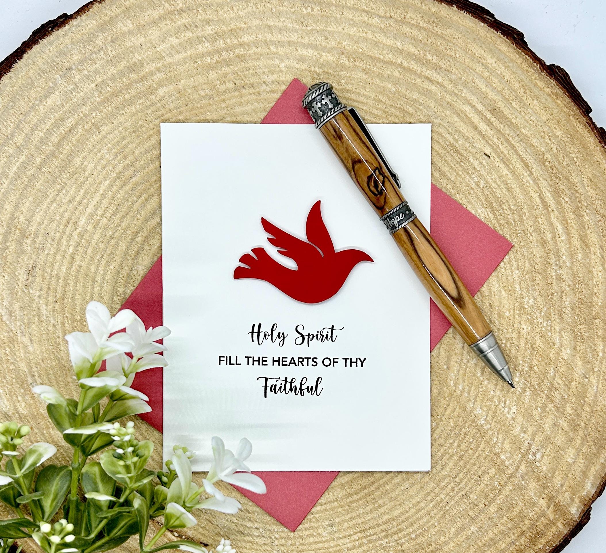 Confirmation Card: Holy Spirit Catholic Greeting Card - Etsy