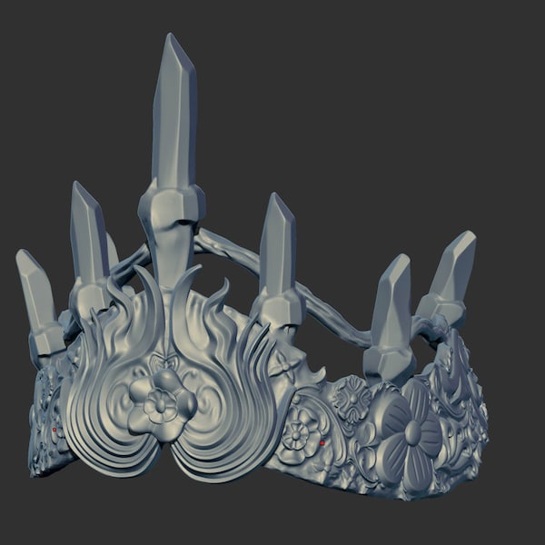 Princess Crown Stl - Etsy