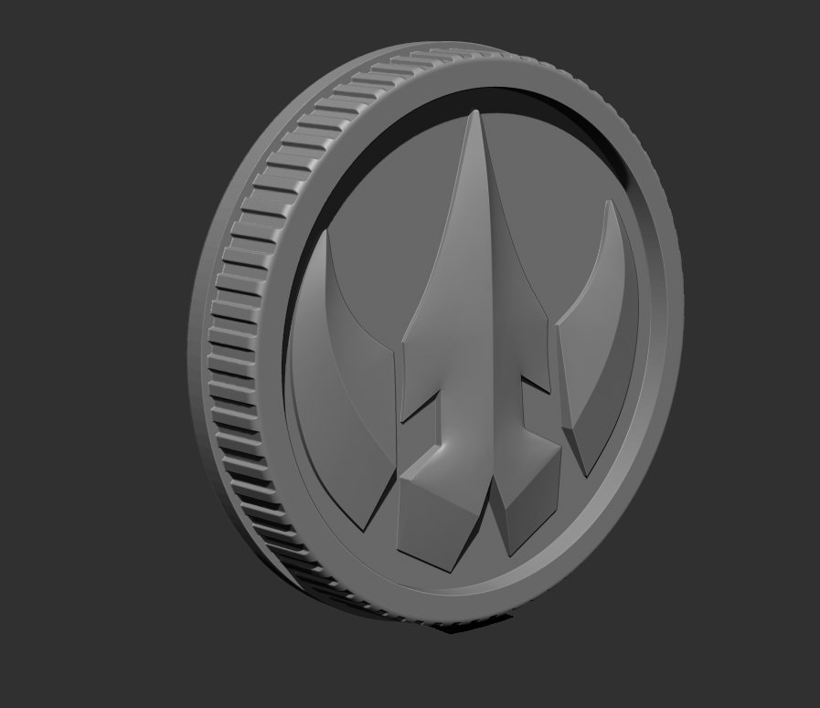 2 Power Ranger Legacy Lord DRAKKON Coin Set of 2 Coins STL File - Etsy