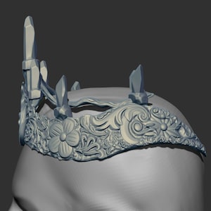 Ash Princess Crown 3D Printing STL File Model - Etsy New Zealand