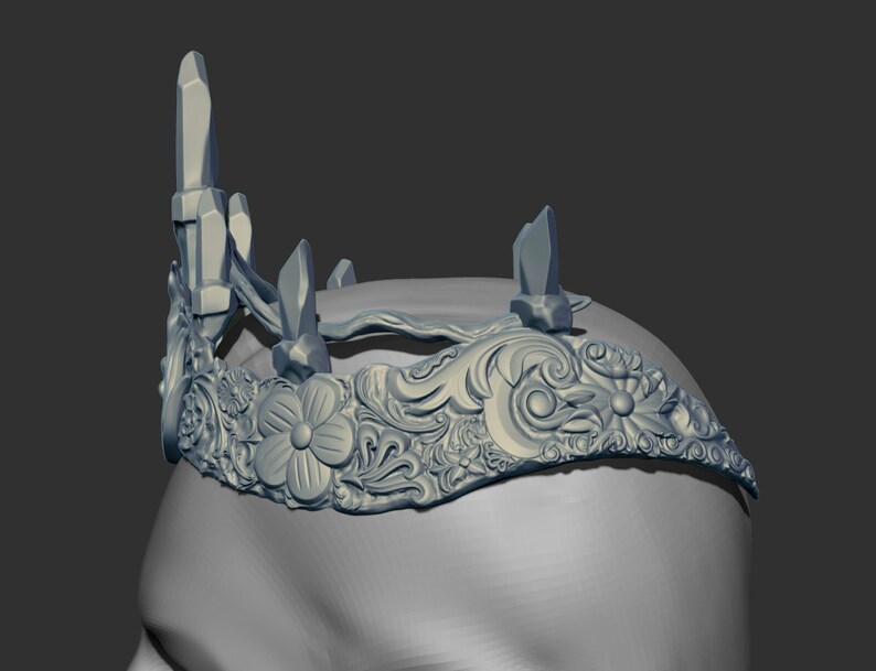Ash Princess Crown 3D Printing STL File Model - Etsy New Zealand