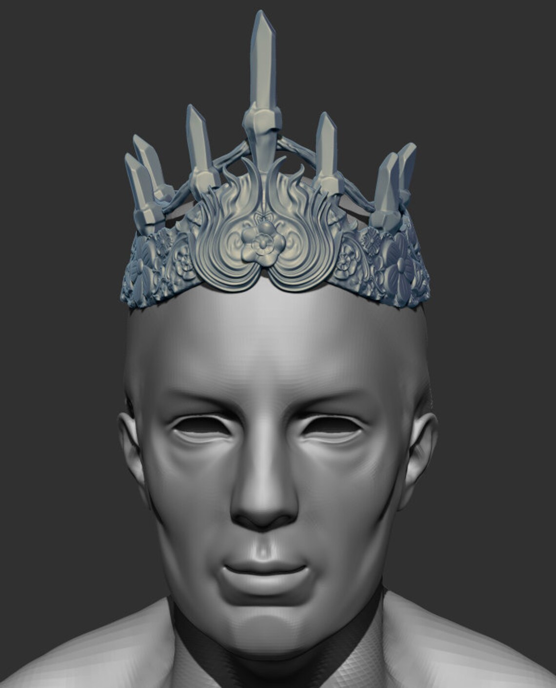 Ash Princess Crown -3D Printing STL File Model - Etsy