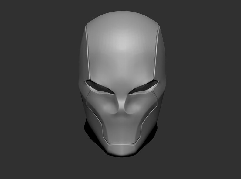 Red Hood Helmet Irony Mask 3D Print Model STL - Etsy