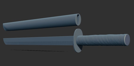 DeadPool Katana Sword 3D Printable Model cosplay STL | Etsy