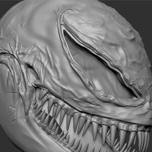 Venom Wearable Helmet Mask 3D File for Printing. STL - Etsy