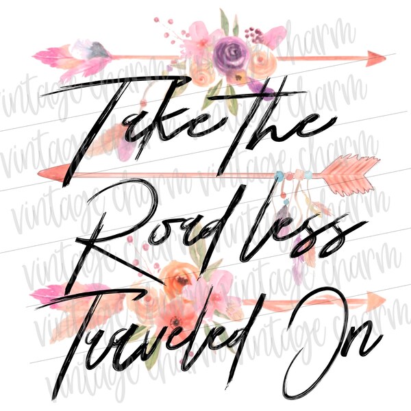 The Road Less Traveled - Etsy