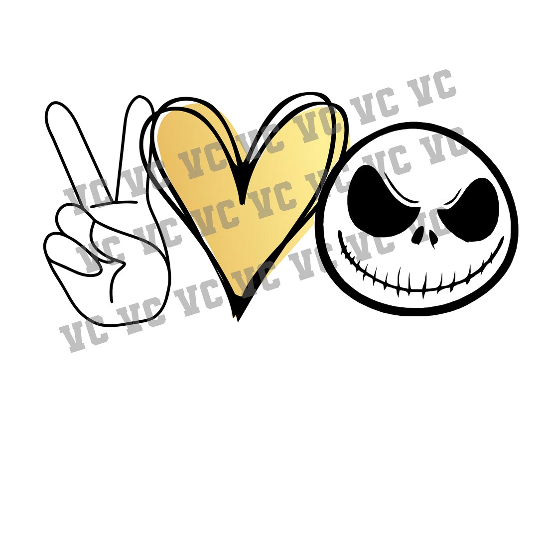 Peace Love Nightmare - Etsy