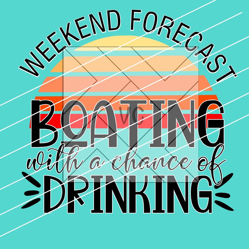 Boat Weekend Svg - Etsy