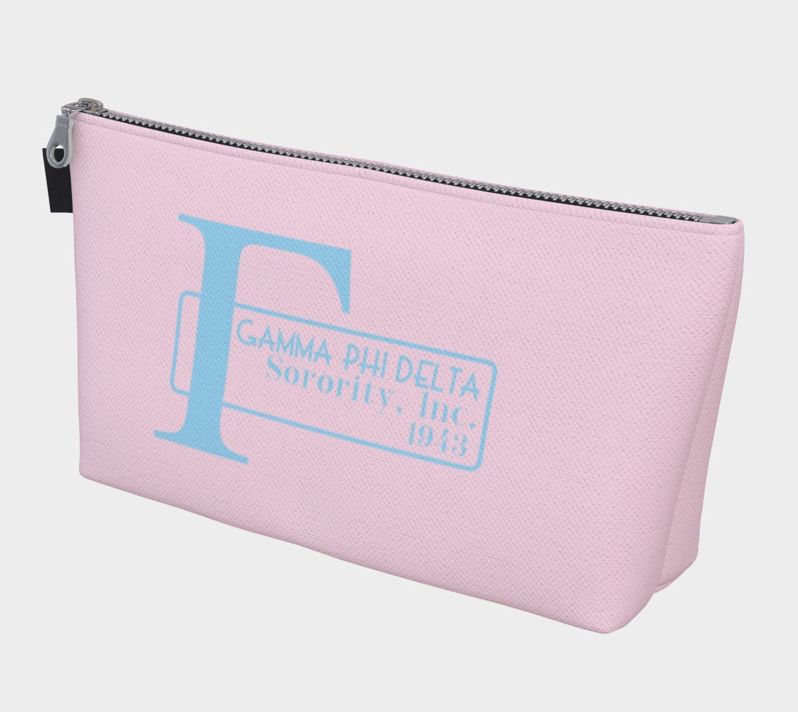 Gamma Phi Delta Make-up Tasche Retro Pink - Etsy.de Gamma Phi Delta Make-up Tasche Retro Pink - Etsy.de