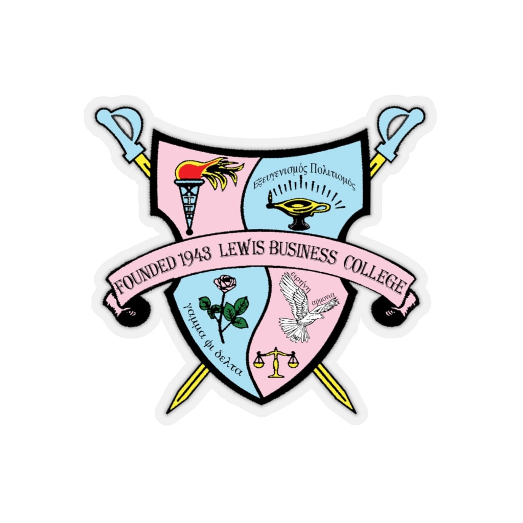 Gamma Phi Delta Sorority Shield Kiss-cut Stickers - Etsy