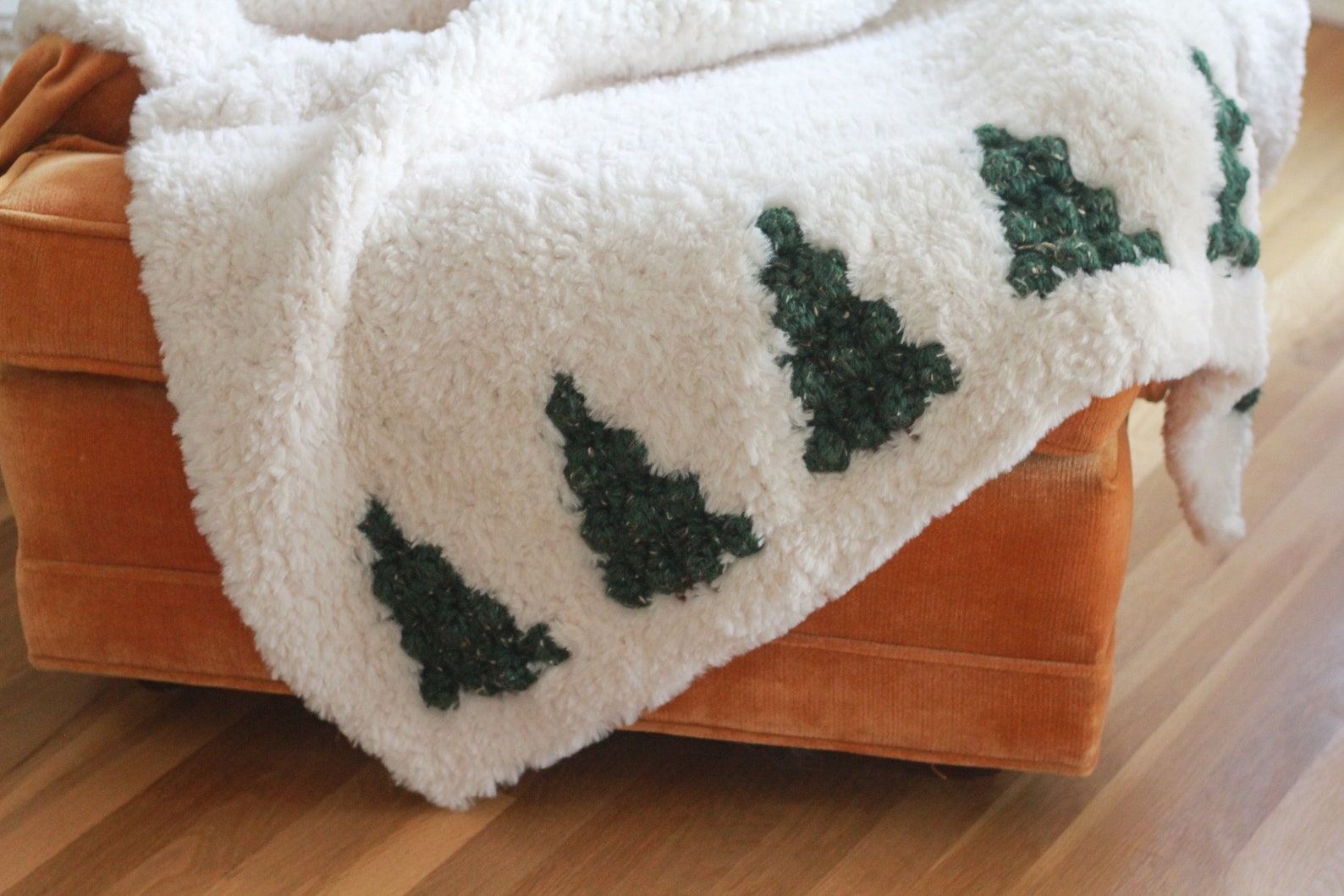 Crochet Pine Tree Blanket Crochet Tree Blanket Pattern - Etsy