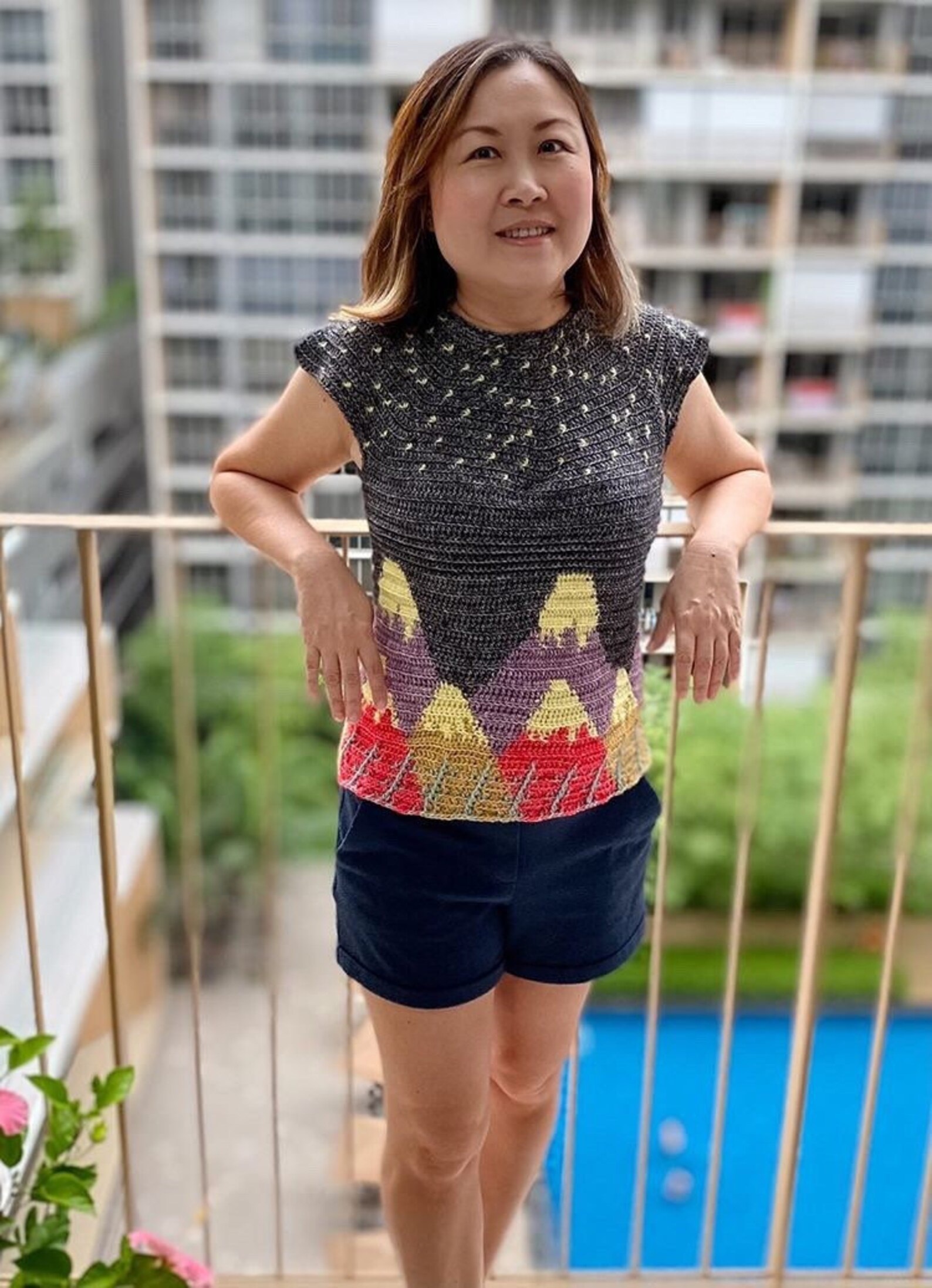 Crochet Mountain Sweater Pattern Tapestry Crochet Sweater - Etsy