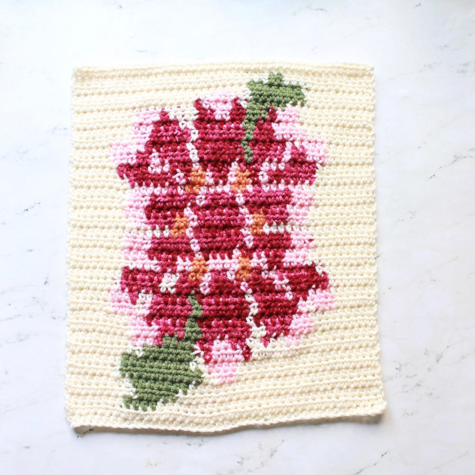 Flower Crochet Blanket, Tapestry Crochet, Tapestry Crochet Blanket ...