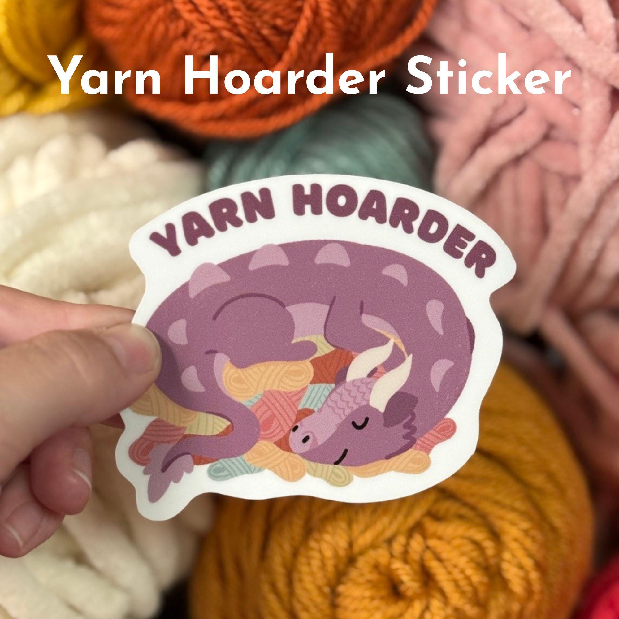 Bundle Yarn Crochet Knitting Stickers - Crochet Sticker - Knitting ...