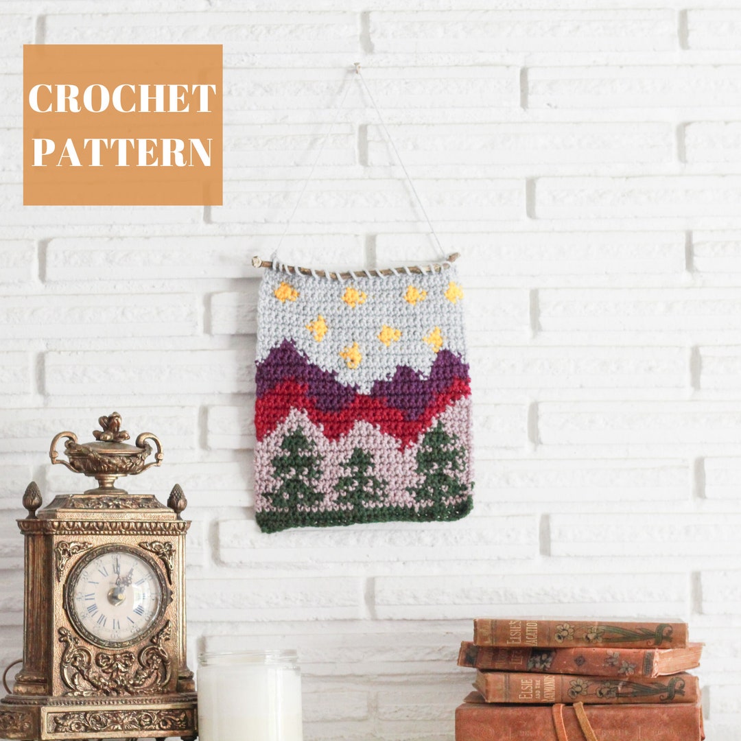 Crochet Wall Hanging, Crochet Wall Decor, Home Decor, Crochet Pattern ...