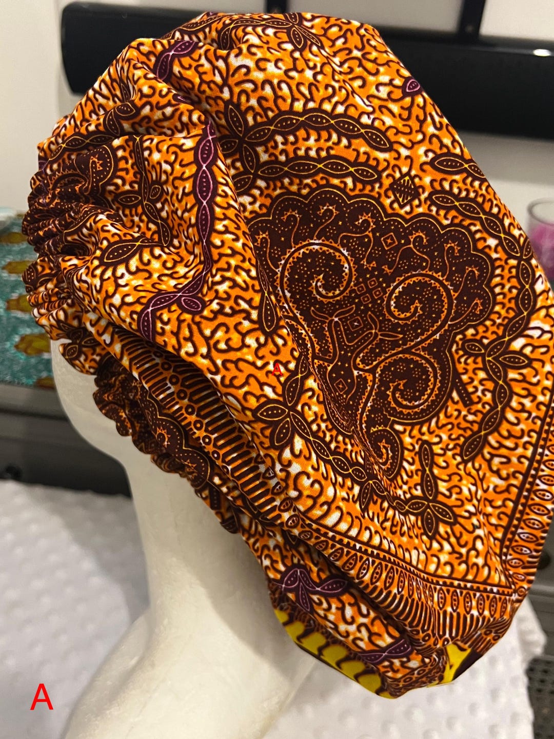 Ankara/african Print Satin Lined Bonnets - Etsy