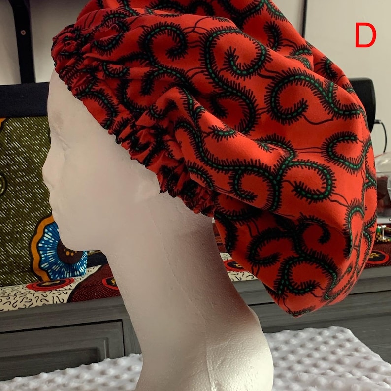 Ankara/african Print Satin Lined Bonnets - Etsy