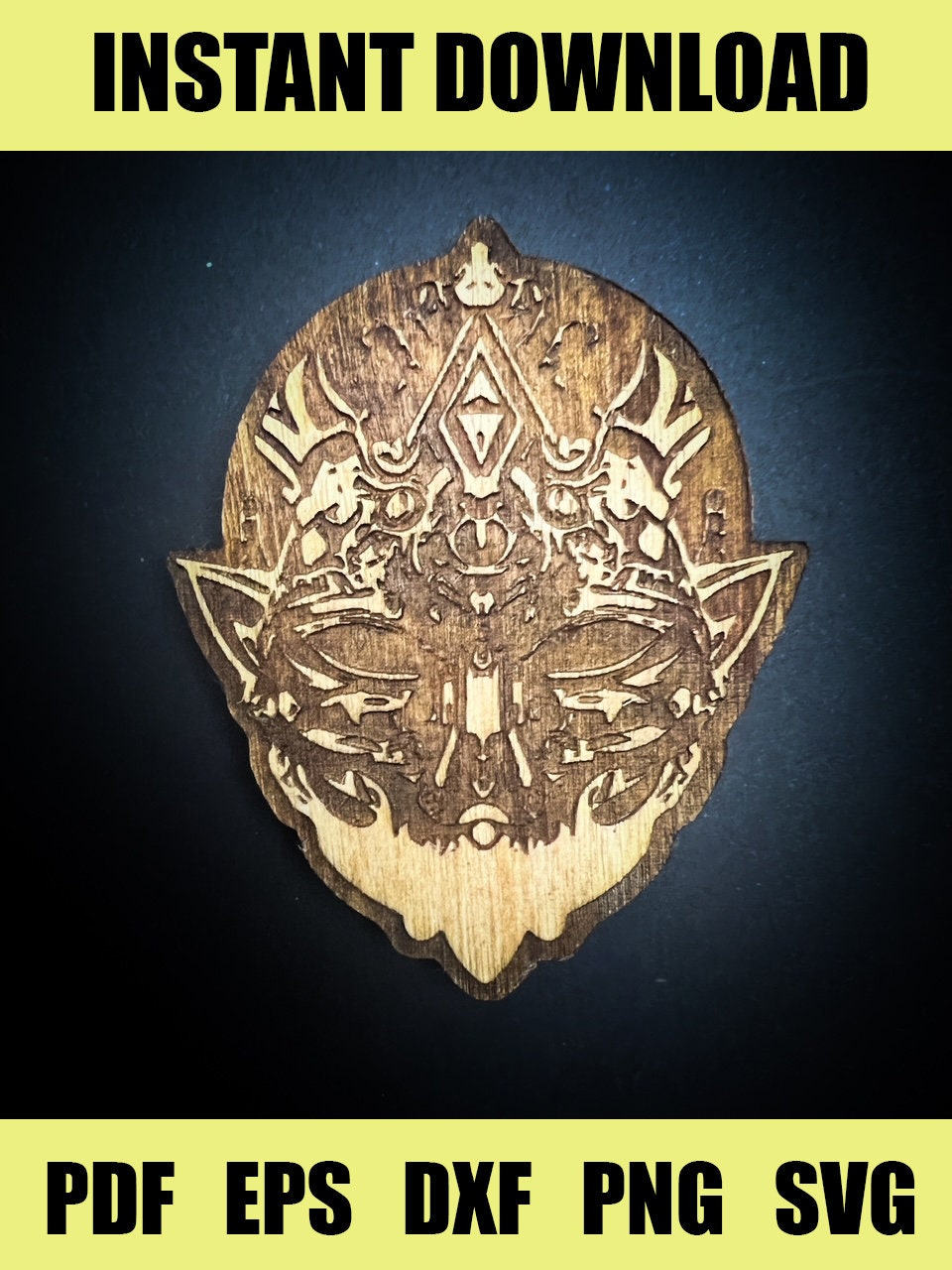 Mask Coin Laser Cut Files SVG PDF EPS Digital Product - Etsy