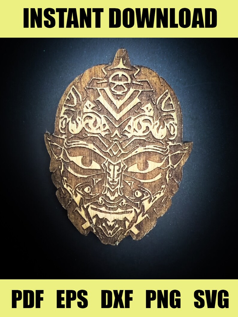 Mask Coin Laser Cut Files SVG PDF EPS Digital Product - Etsy