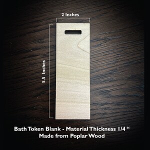 Bath Token Spirited Away Blank Template 3 Pieces - Etsy