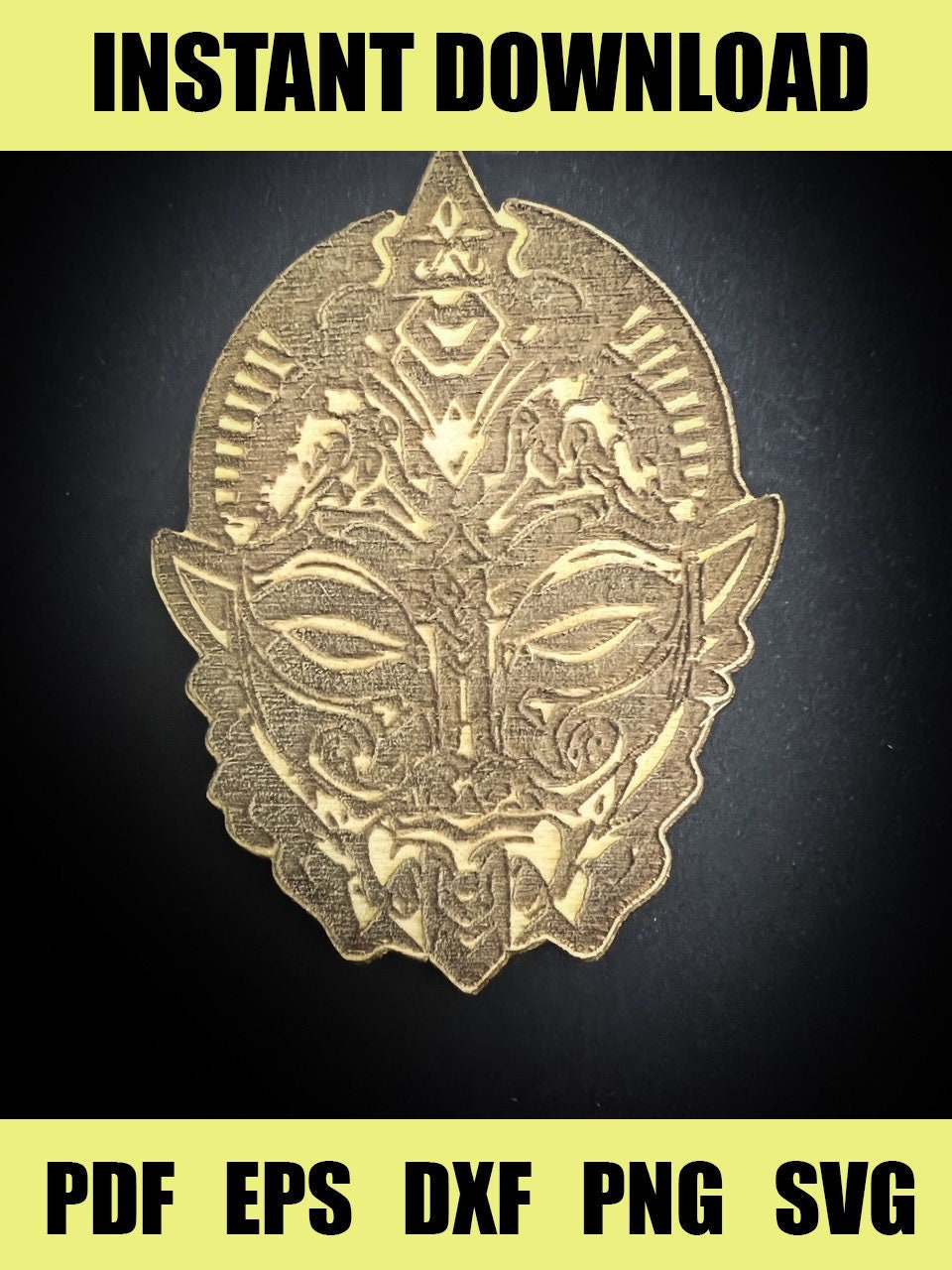 Mask Coin Laser Cut Files SVG, PDF, EPS Digital Product - Etsy