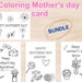 Coloring Card Mothers Day for Mama,grandma, Aunt, Sister. Printable ...