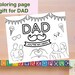 Coloring Page for DAD You're My Hero. Printable Fathers Day Coloring ...