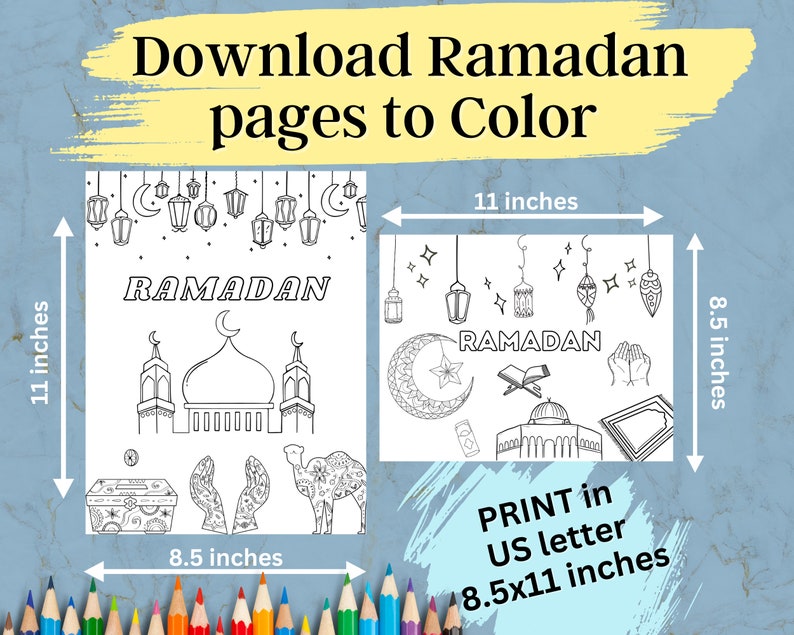 Printable Ramadan Coloring Pages for Kids, Teens, Adults Activity ...