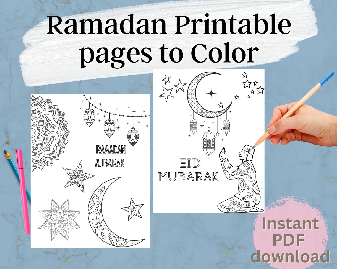 Printable Ramadan Coloring Pages for Kids, Teens, Adults Activity ...
