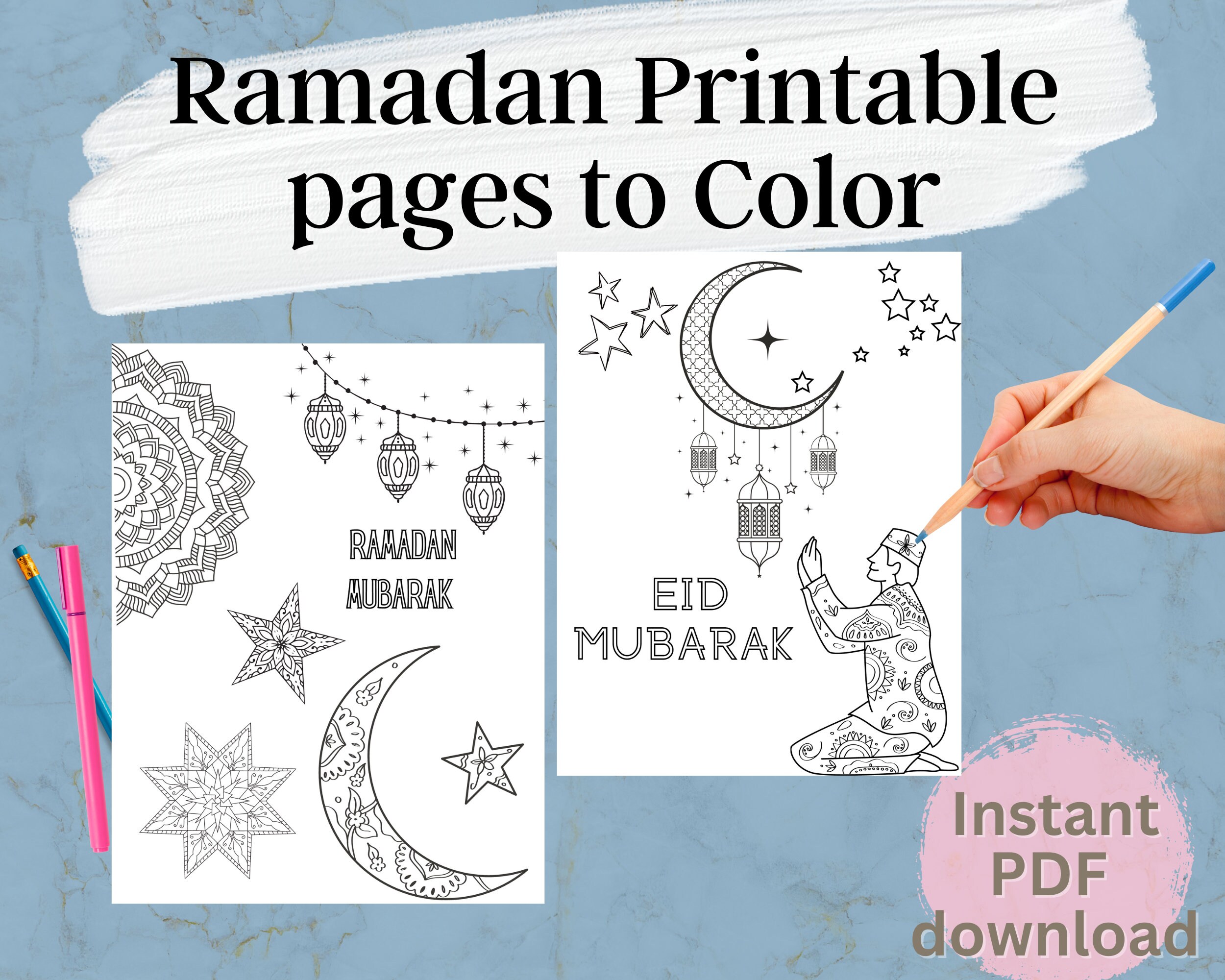 Printable Ramadan Coloring Pages for Kids, Teens, Adults Activity ...