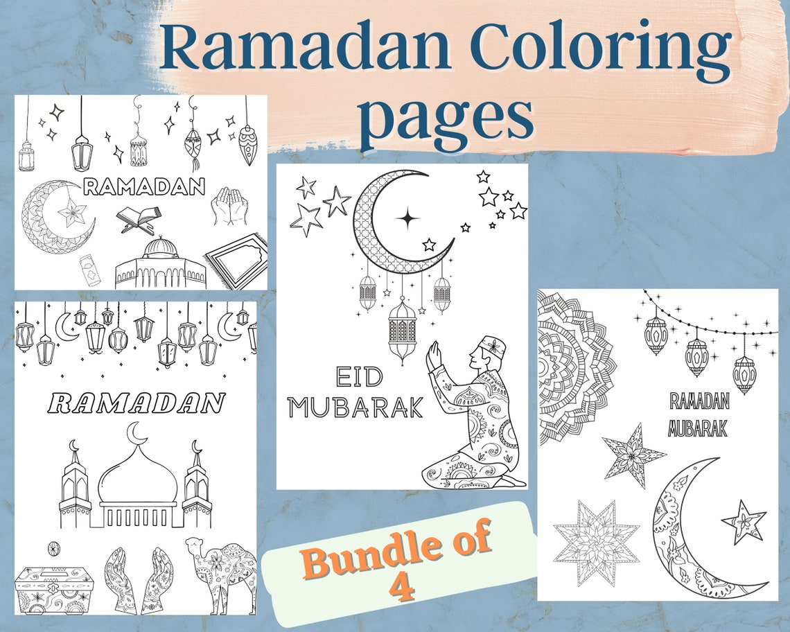 Printable Ramadan Coloring Pages for Kids, Teens, Adults Activity ...
