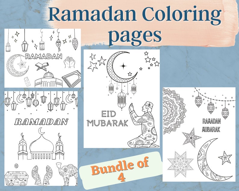 Printable Ramadan Coloring Pages for Kids, Teens, Adults Activity ...
