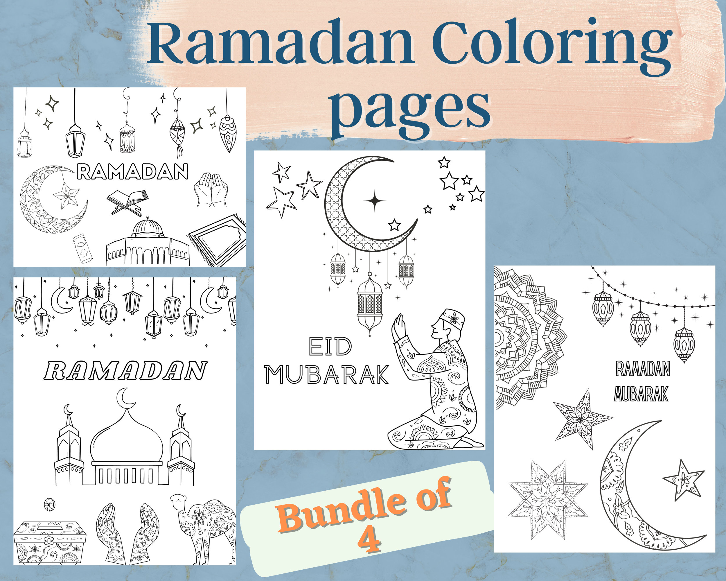 Printable Ramadan Coloring Pages for Kids, Teens, Adults Activity ...